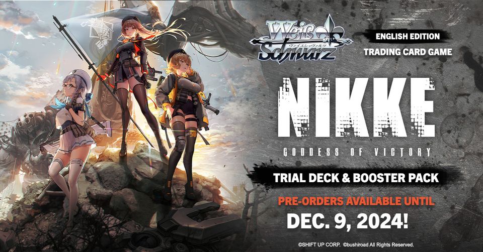 PRE-ORDER NIKKE Goddess of Victory English Edition Booster Box ...